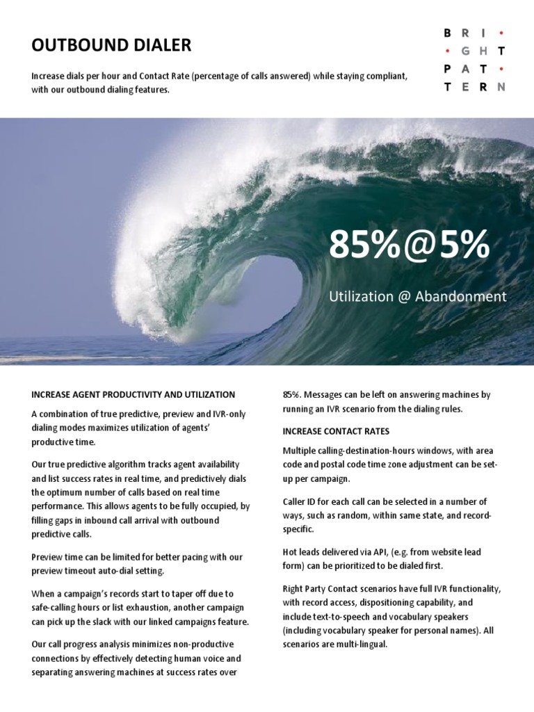 Outbound Dialer 1 | PDF