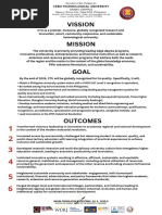 The Ctu Vision Mission Goal | PDF | Business | Art