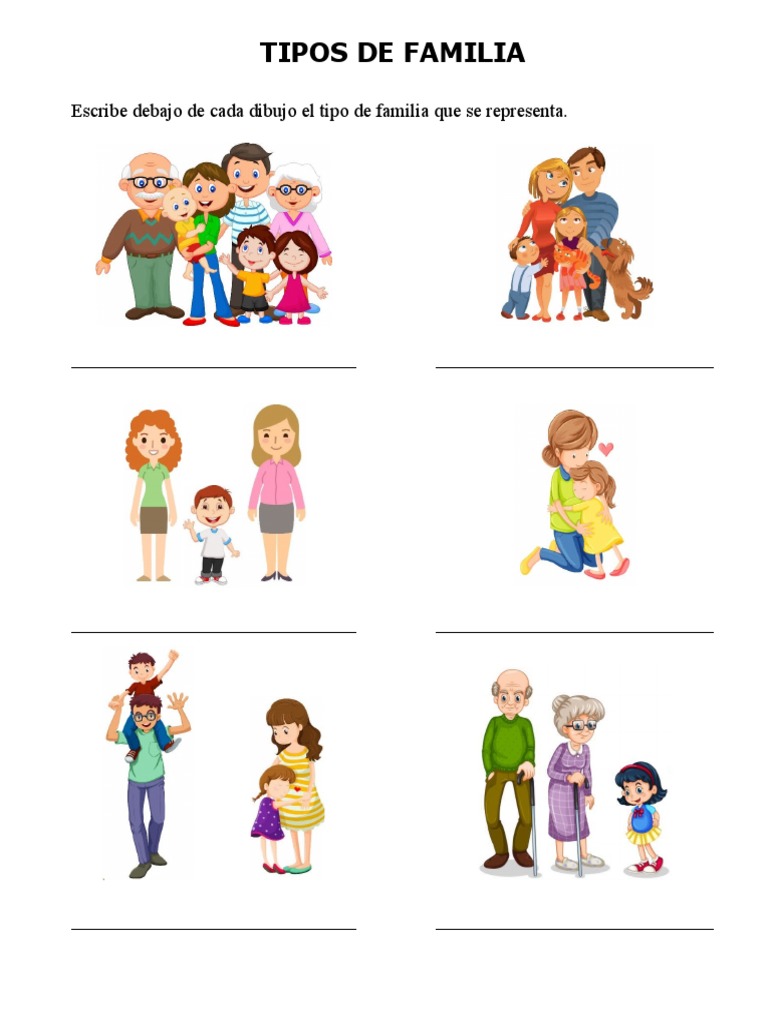 Tipos de Familias para Niños | PDF