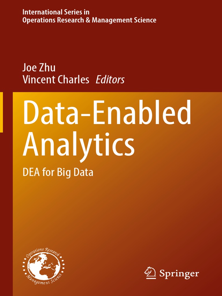 Data-Enabled Analytics: Joe Zhu Vincent Charles Editors | PDF | Big Data | Data