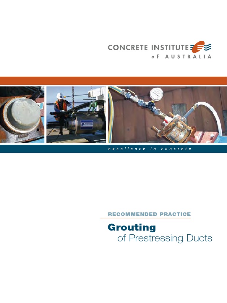 Concrete Institute of Australia - Recomended Practice - Z3 Grouting of ...