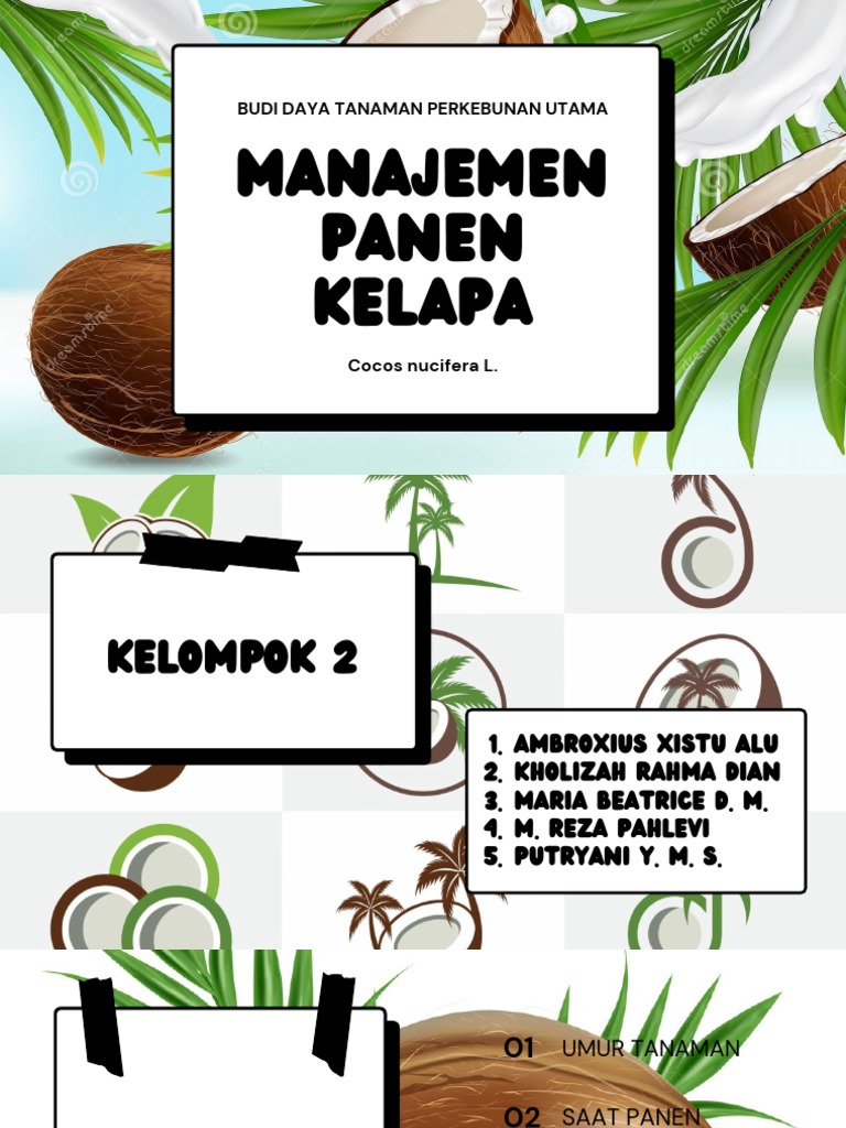 Manajemen Panen Kelapa | PDF