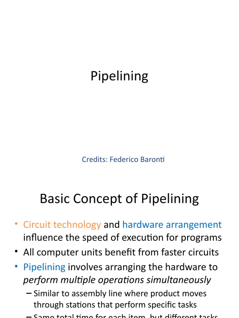Slides Chapter 6 Pipelining | PDF | Central Processing Unit | Cpu Cache