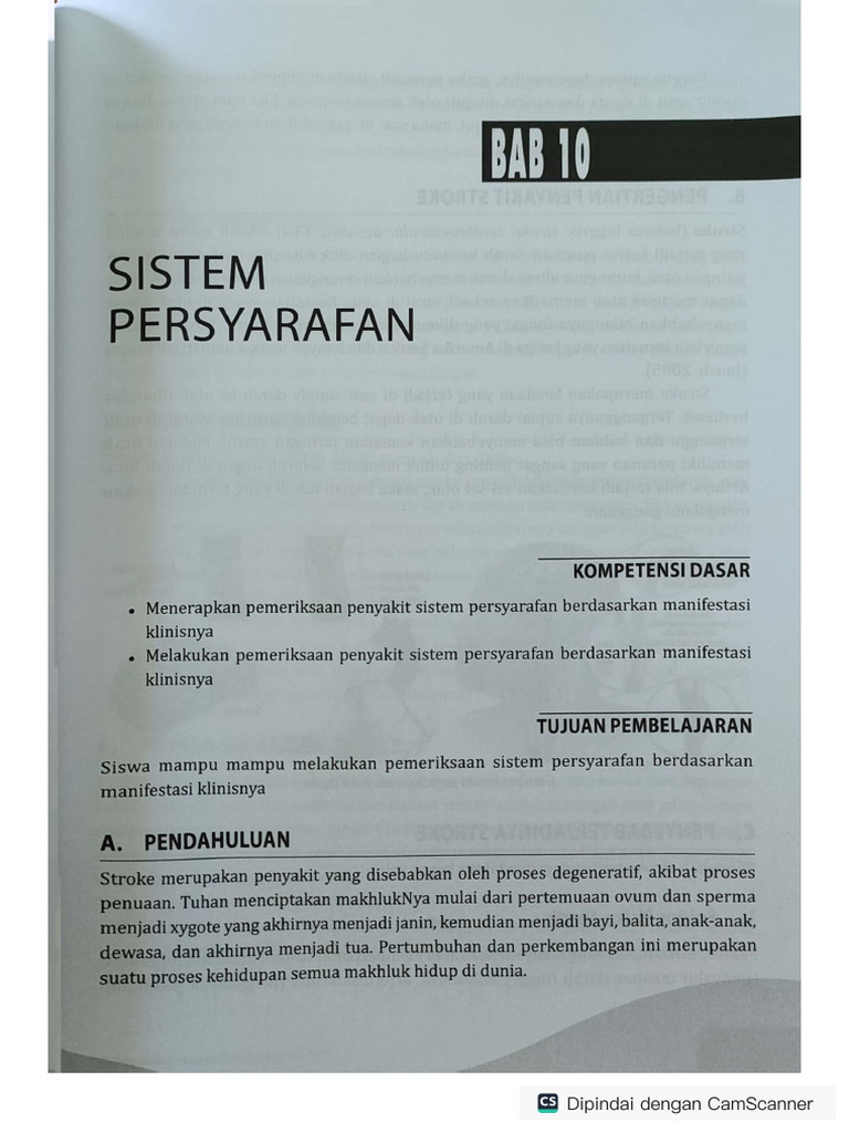 Materi Sistem Persarafan | PDF
