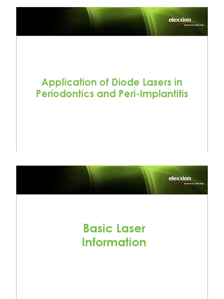 Lasers in Perio Presentation | PDF | Periodontology | Laser