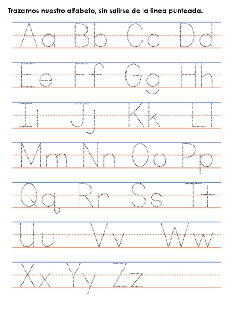Trazo Abecedario | PDF