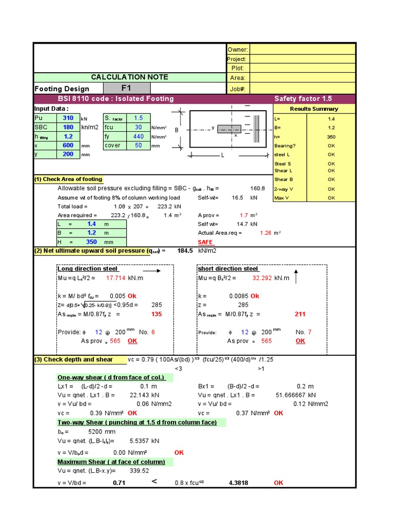 Footings | Download Free PDF | Civil Engineering