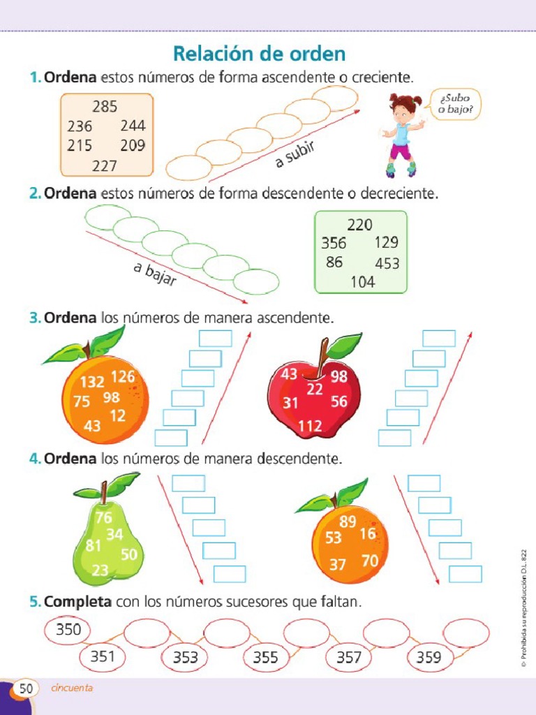 Relacion de Orden - Unidad6 | PDF