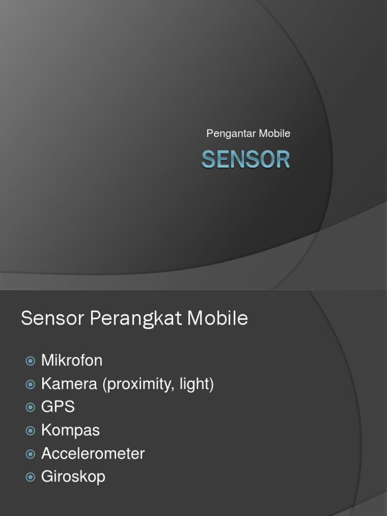 Materi Sensor | PDF