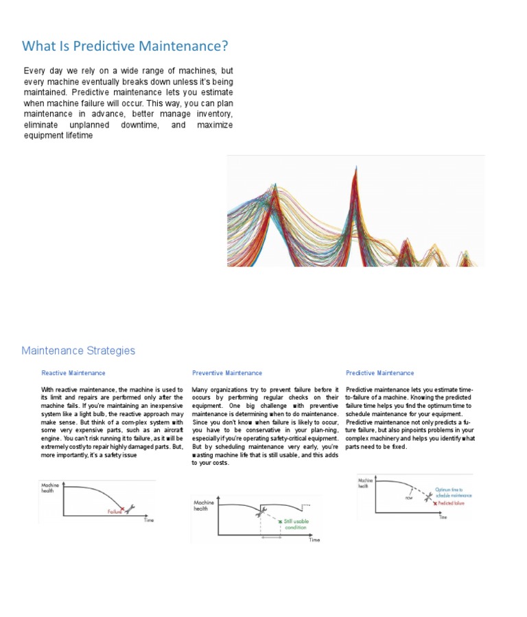 What Is Predictive Maintenance | PDF