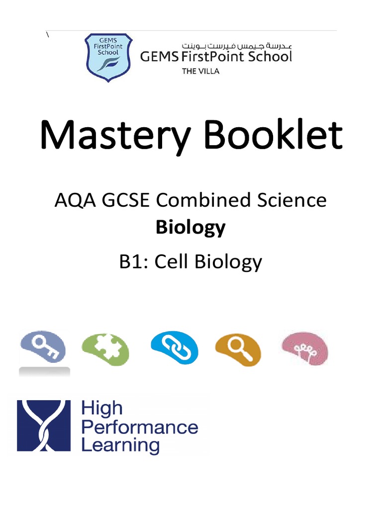 B1 Cell Biology Mastery Book | PDF | Mitosis | Meiosis