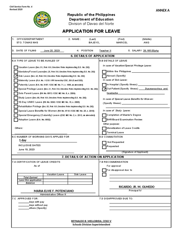 New Leave Form 2022 JHS 4.3.23 | PDF | Parental Leave | Physician