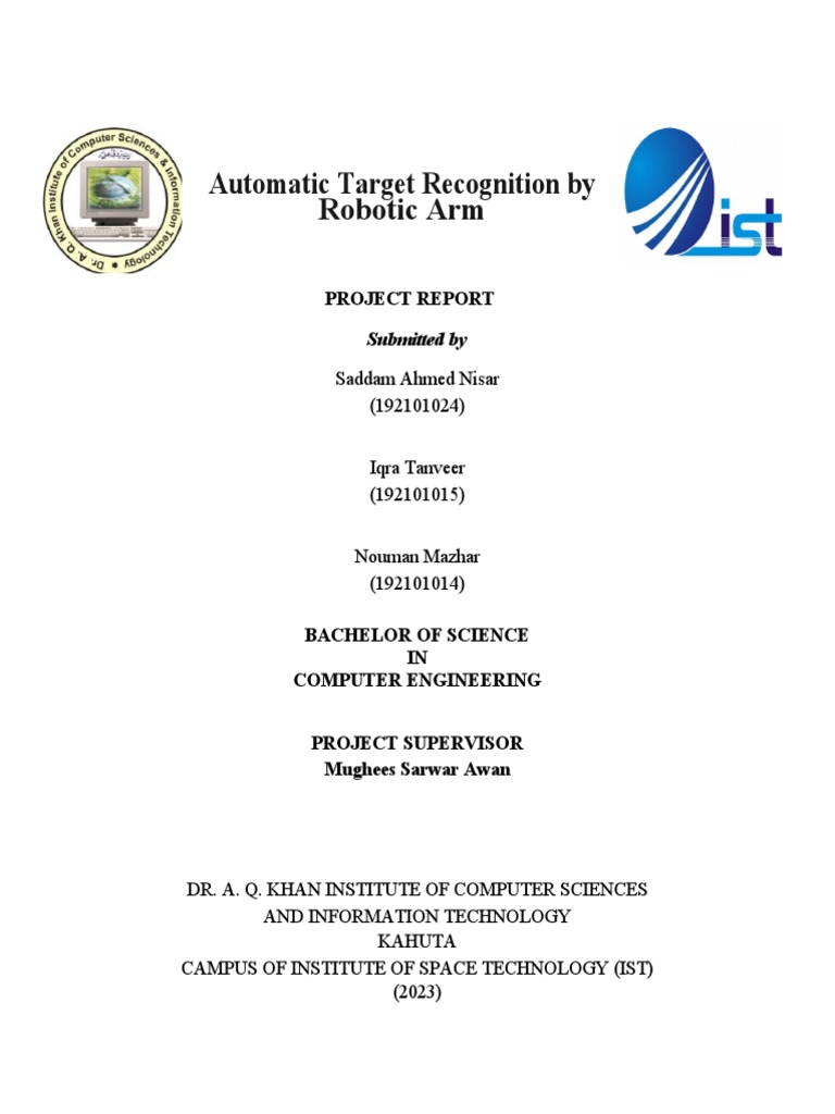 FINALR | PDF | Computer Vision | Robotics