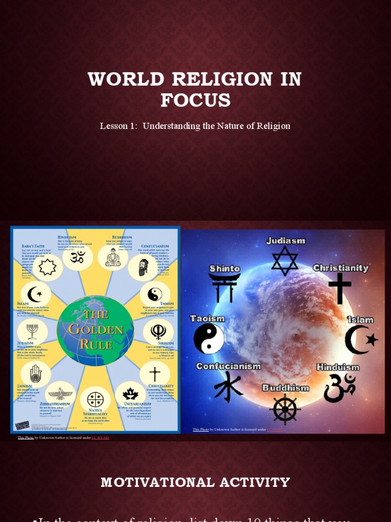 Introduction To World Religion and Belief System | PDF | God | Monotheism