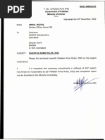 Sindh Arms License Application Guide | PDF | Projectiles | Projectile ...