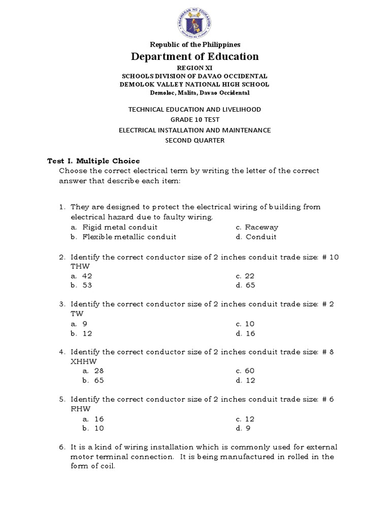 Eim Exam | PDF | Electrical Engineering | Electricity