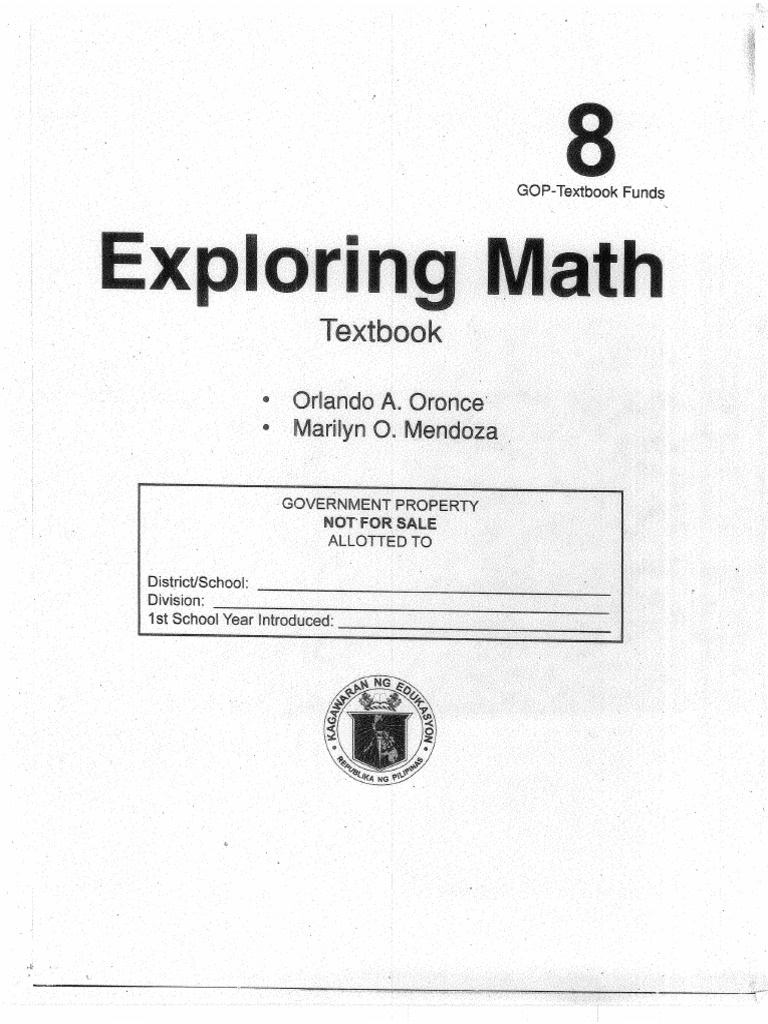 Exploring Math 01 | PDF