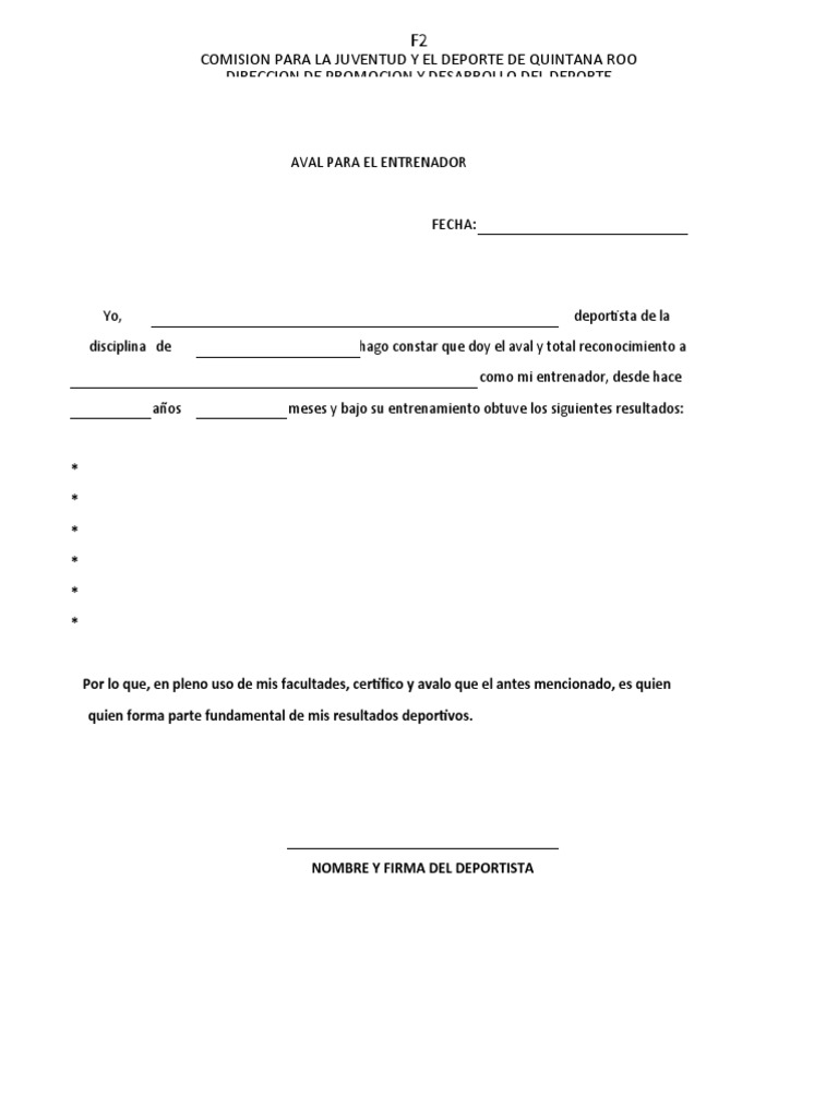 Formato F2 2023 1 | PDF