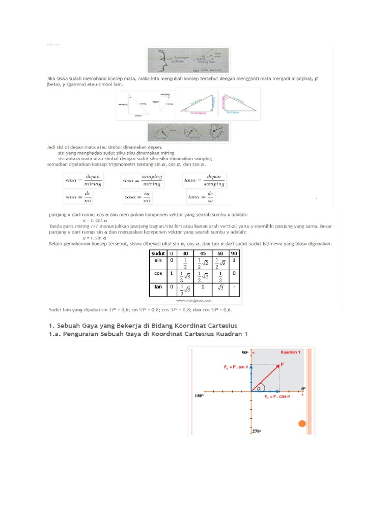 Komponen Vektor 1 | PDF