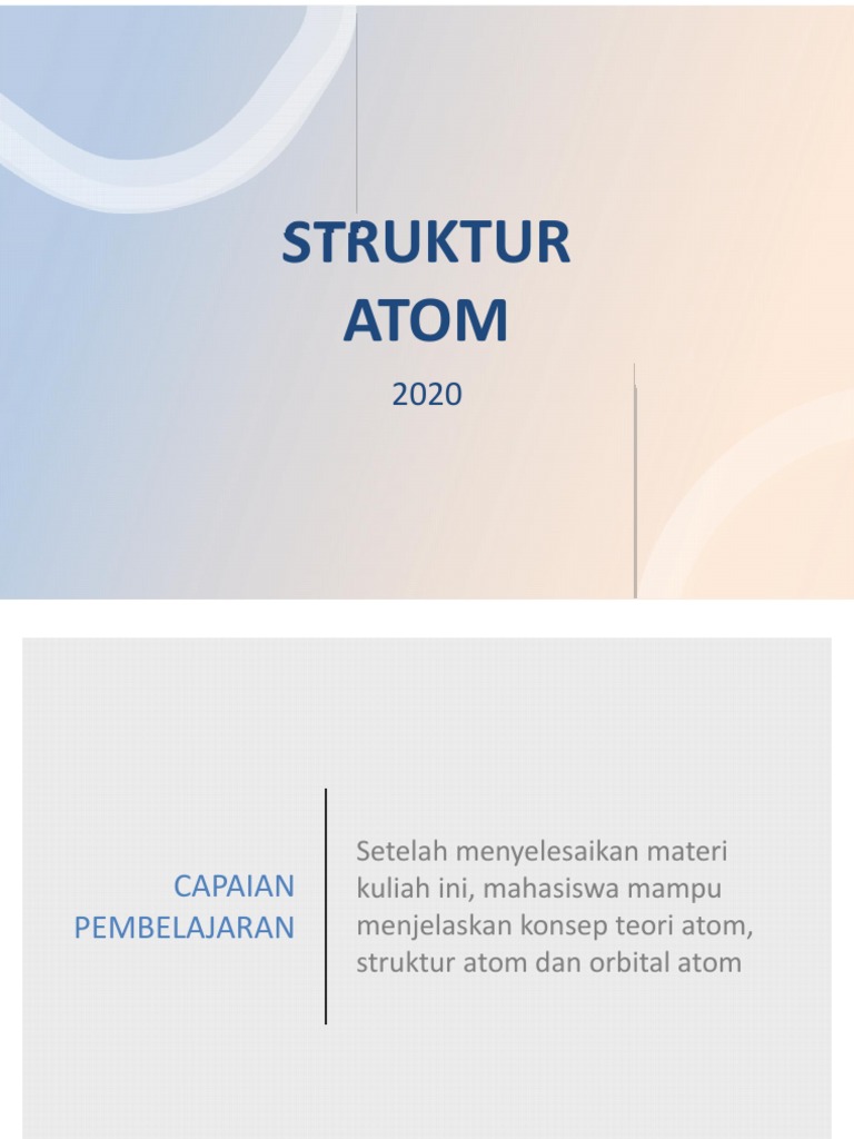 03 Modul - Struktur Atom | PDF