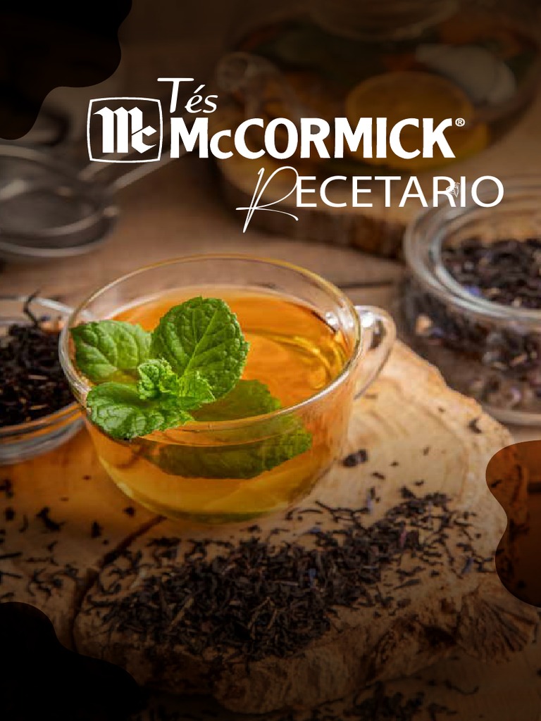 Recetas de Tés y Postres McCormick | PDF | Té | Té verde