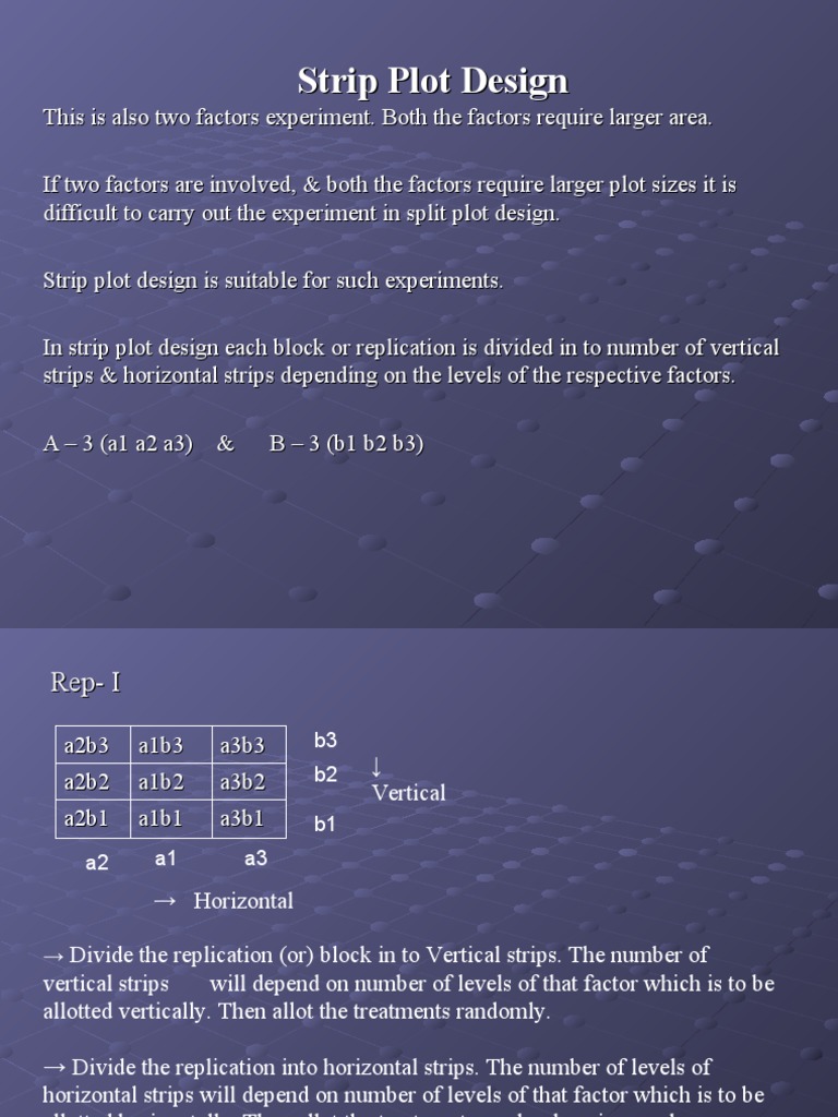 Strip Plot Design | PDF | Quantitative Research | Statistical ...