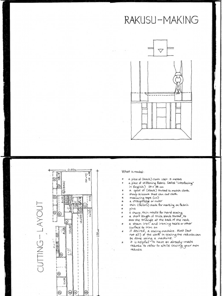 Rakusu Making | PDF