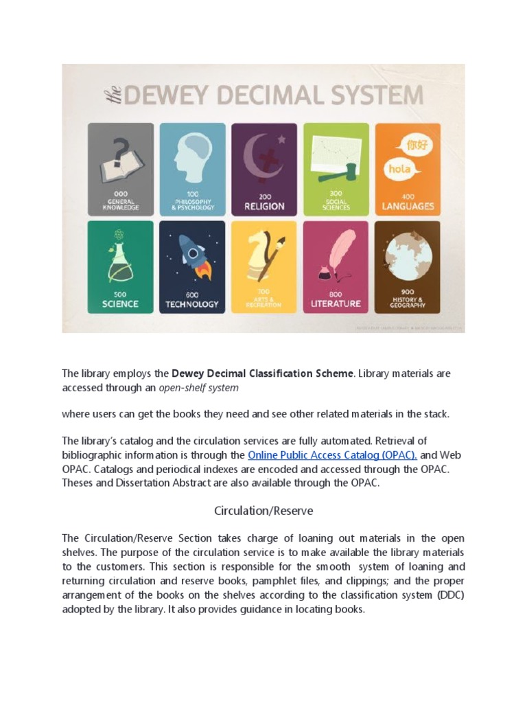 Dewey Decimal | PDF | Libraries | Books
