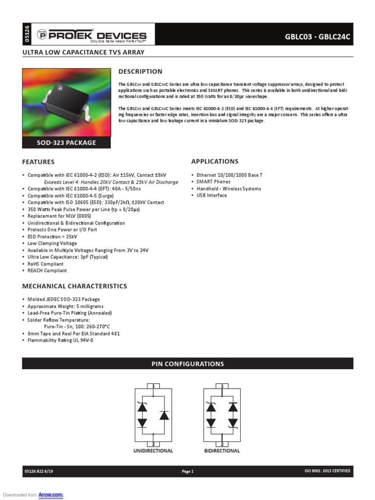 GBLC | PDF | Electrostatic Discharge | Capacitor