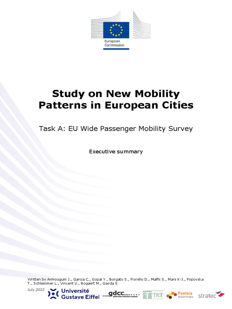 2022 New Mobility Patterns | PDF