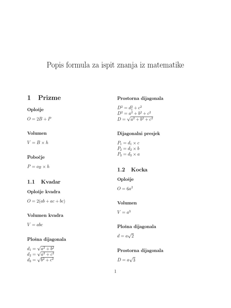 Formule | PDF