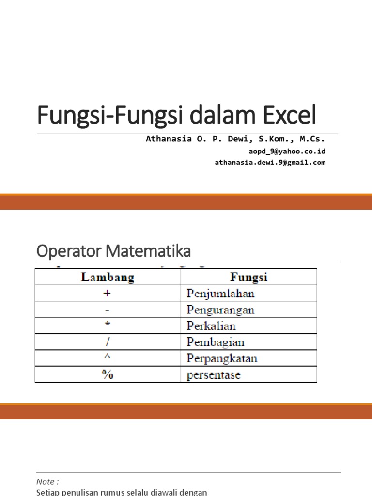 Materi 6 Microsoft Excel | PDF
