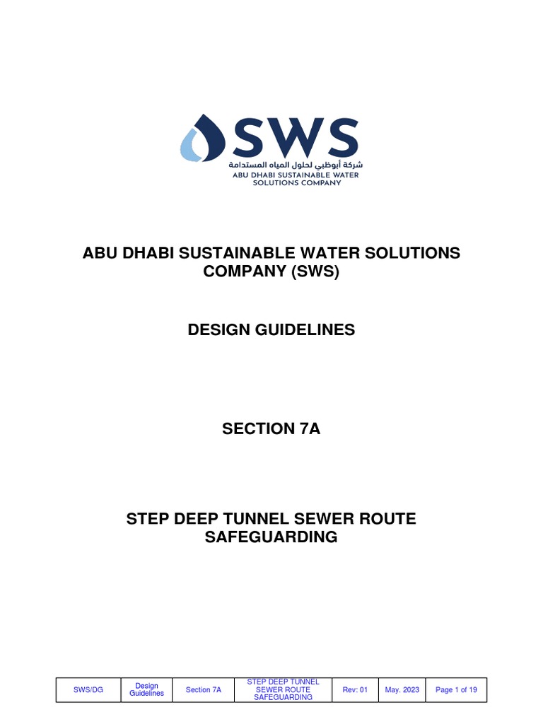 07-DG-Section 7A STEP Deep Tunnel Sewer Route Safeguarding-Version 1.0 ...