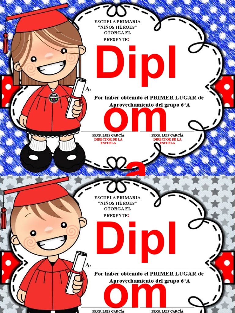 Diplomas Fin de Curso | PDF