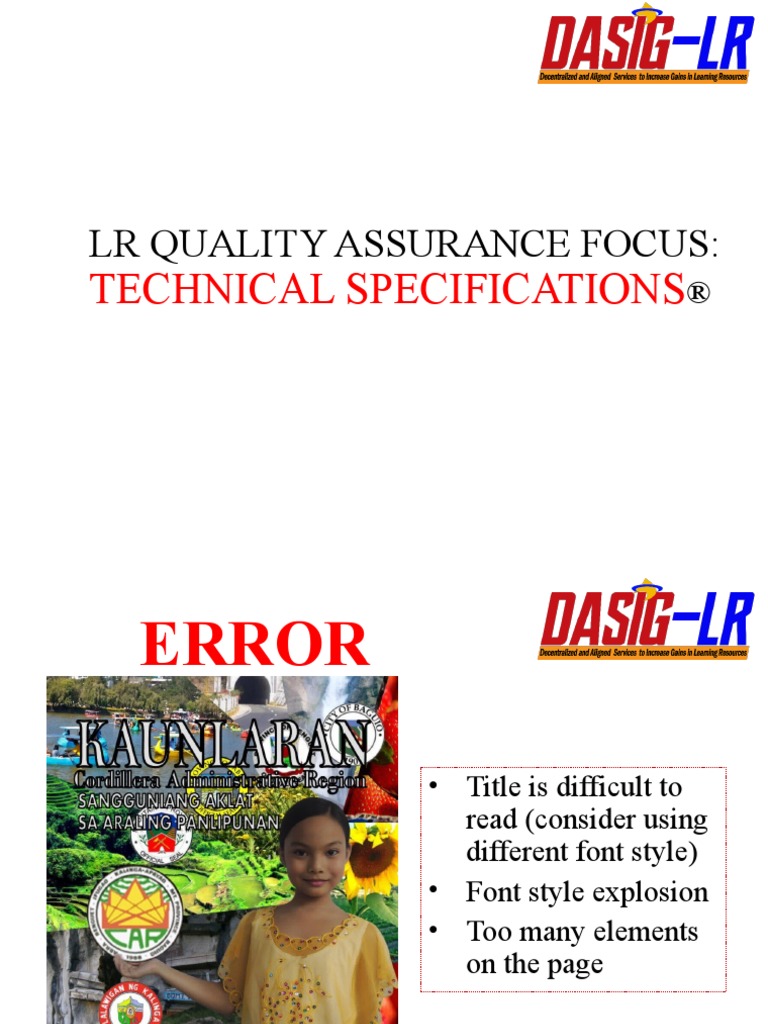 4 LR Technical Specifications | PDF | Graphics | Typefaces