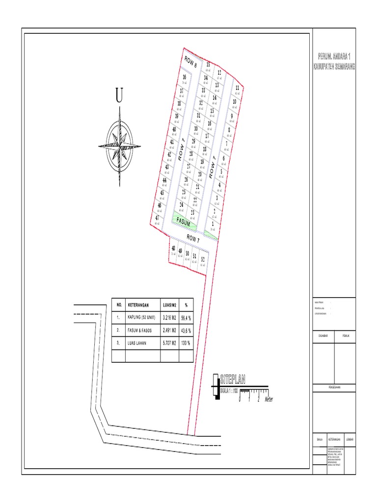 Siteplan Griya Andara 1 Rev | PDF