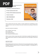 C1 Advanced 5 Student's Book Overview | PDF