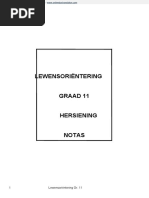 Lewensorientering Oorlewingsgids GR 12 | PDF