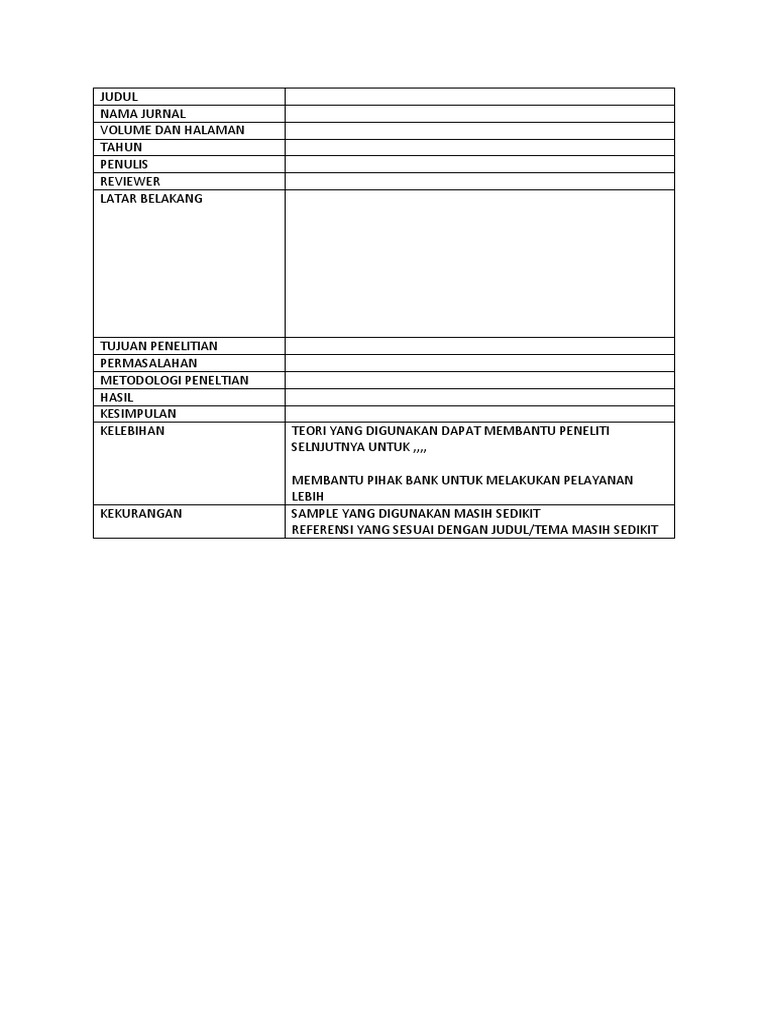 Format Litratur Review | PDF