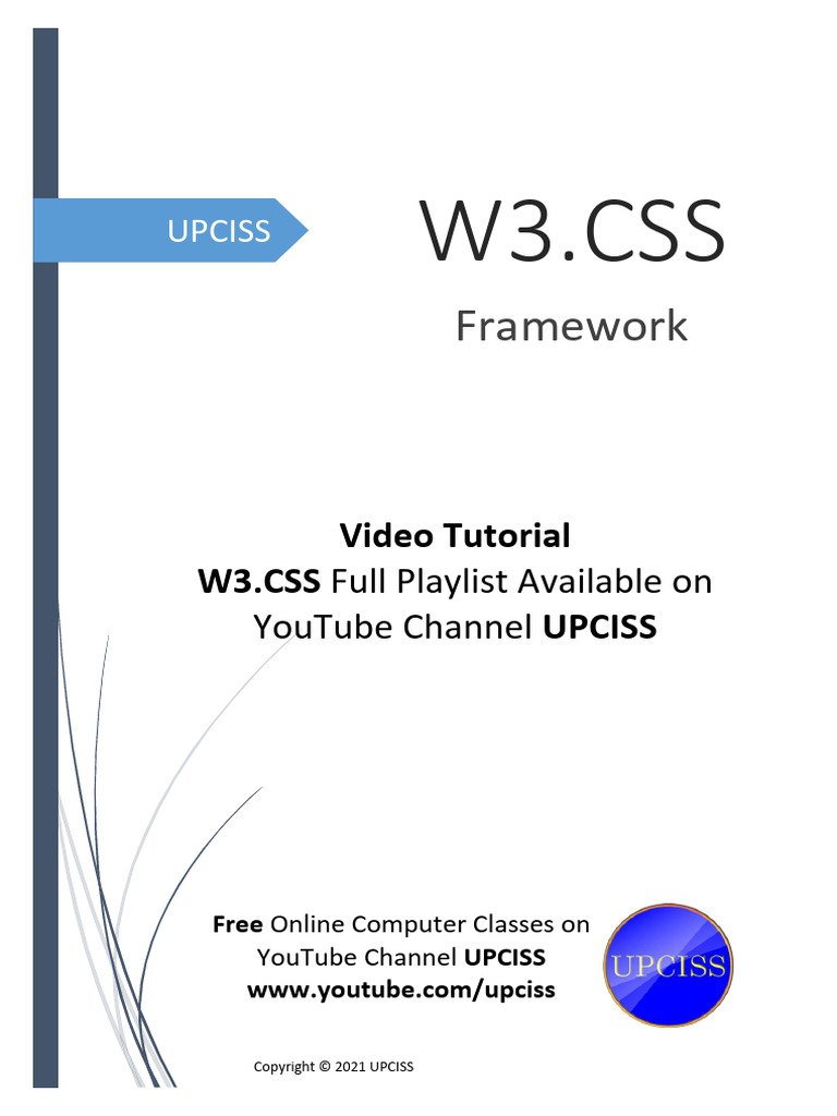 W3 CSS | PDF | Websites | Software
