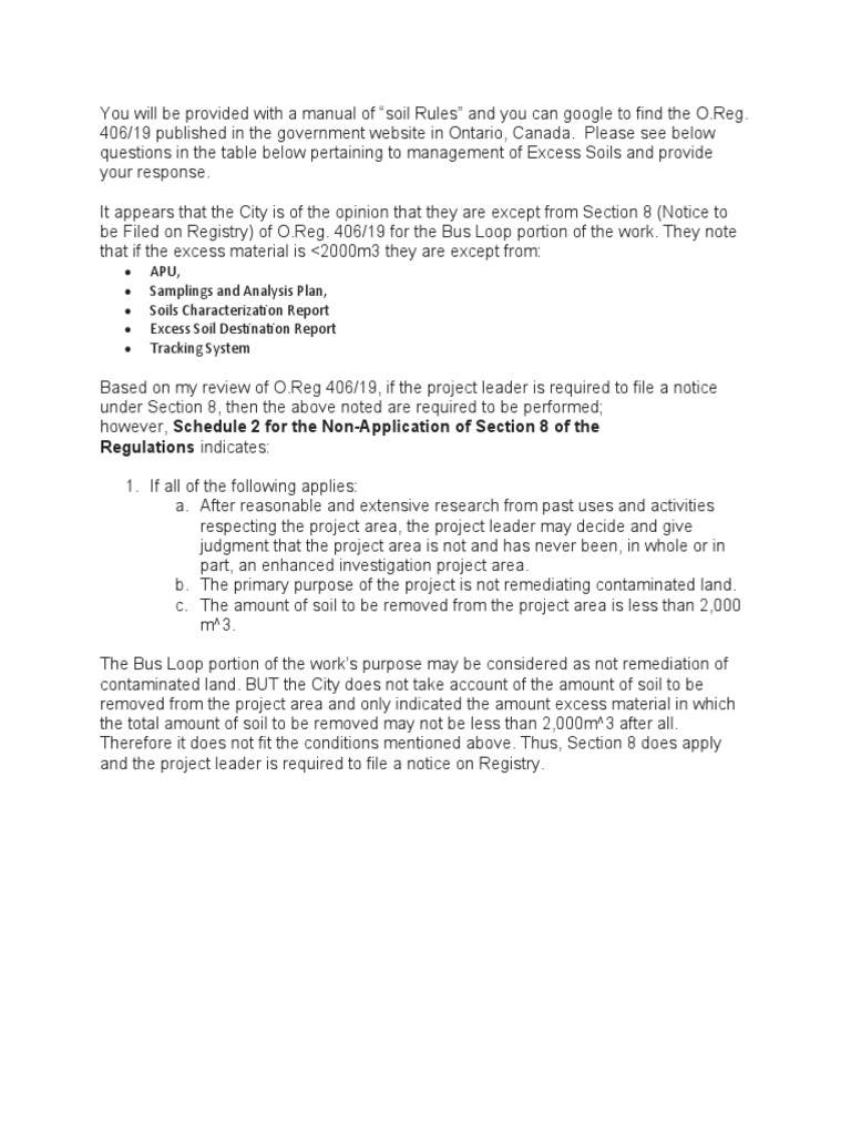Reg 406 Example Questions For Candidates 2022 07 ANSWER | PDF