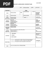 FORM 2 LESSON PLAN With Drop-Down List | PDF | Lesson Plan | Learning