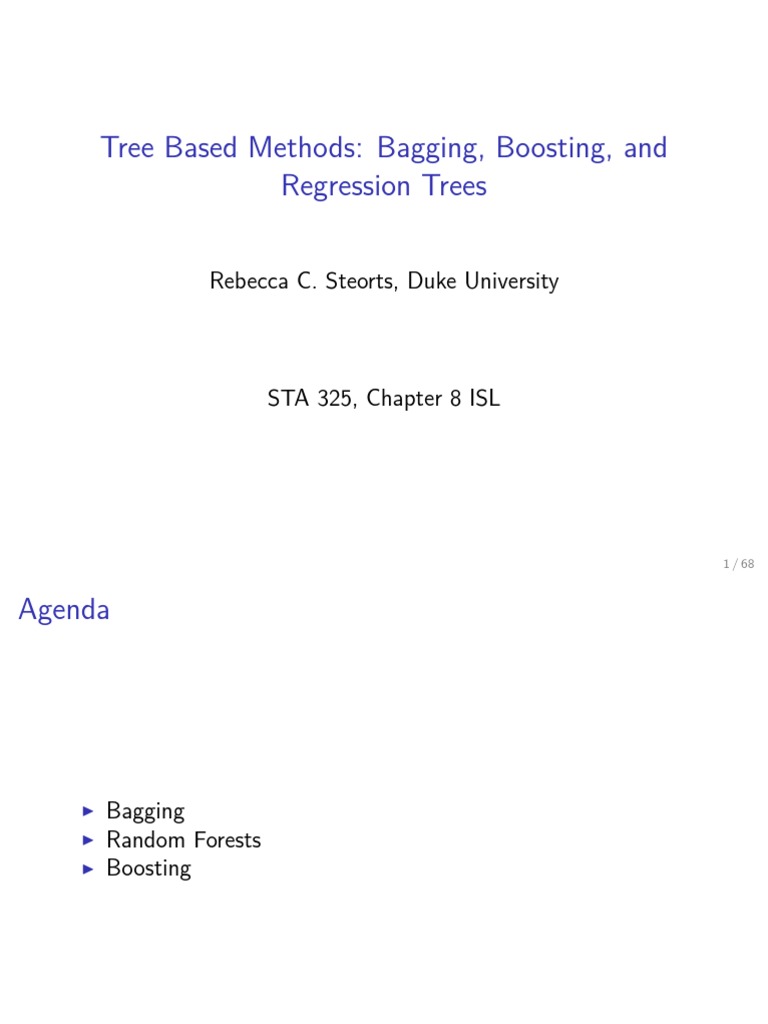 08 Tree Advanced | Download Free PDF | Bootstrapping (Statistics ...