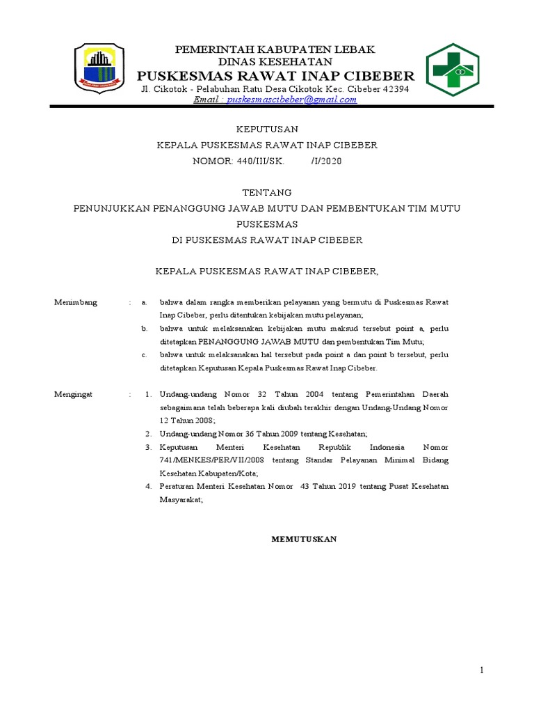 5111 SK PJ Mutu Dan TMP | PDF