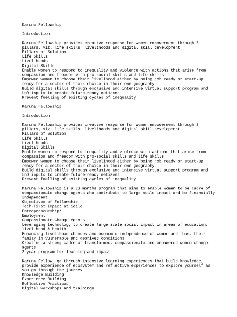 KF - PF Introduction | PDF | Entrepreneurship | Empowerment