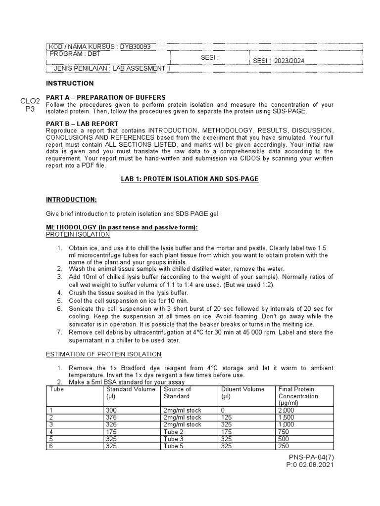 LAB ASSESMENT 1 STUDENT COPY | PDF