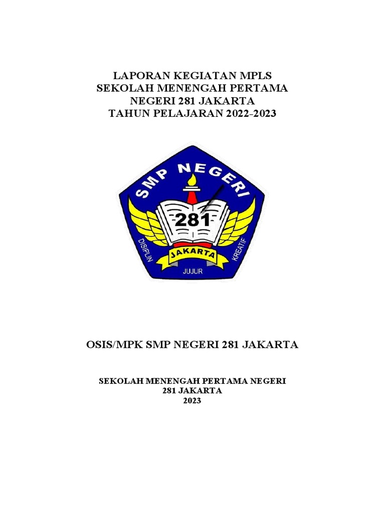 Laporan Kegiatan MPLS 2023 | PDF