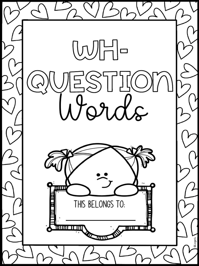 WH Question Words Posters Legarlu Vyti3y | PDF
