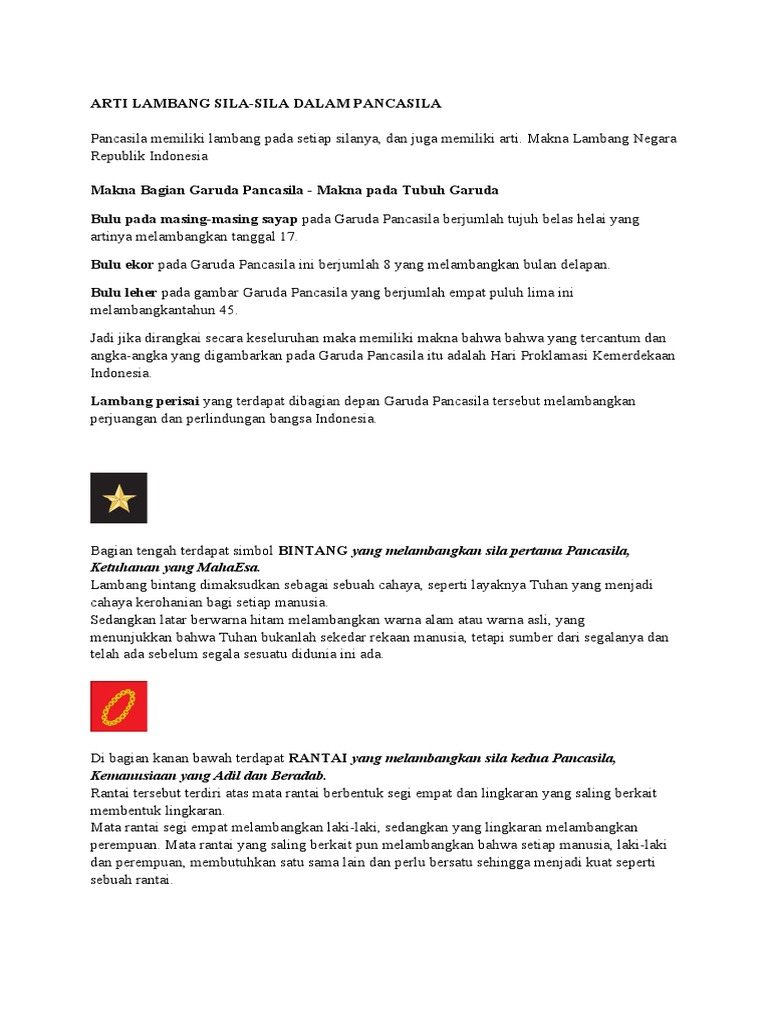 Arti Lambang Sila | PDF