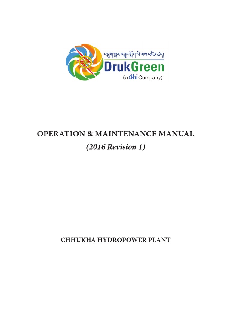 CHP Revised O&M Manual (2016) | PDF | Electrical Substation | Transformer